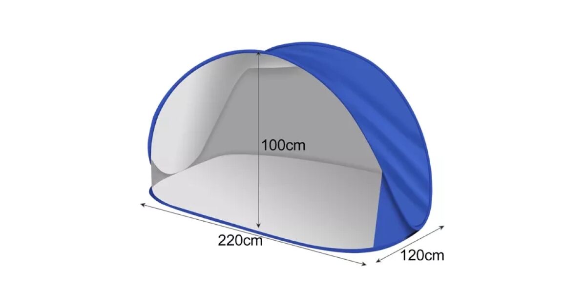 Trizand Önállóan Kinyíló Strand Sátor 220x120x100 cm UV Védelemmel ...