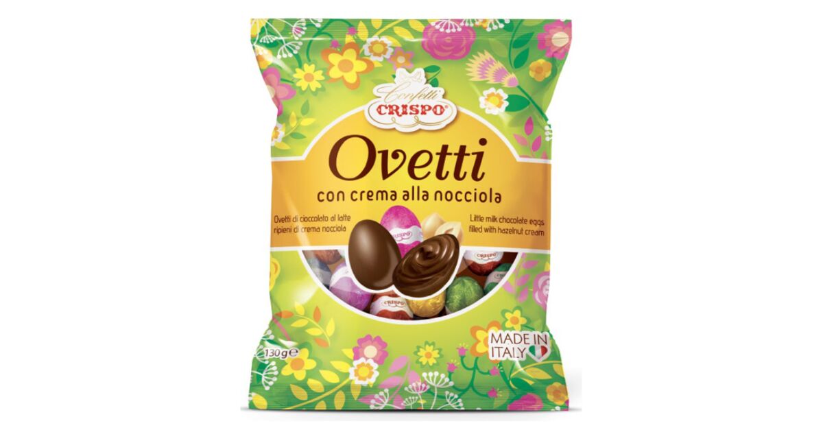 Dulciuri de Paste Oua Umplute cu Pralina de Alune 130g | Pepita.com