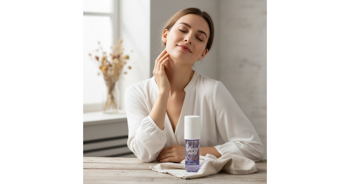 V.V. Love Ethereal Violet , spray parfumat pentru corp, aromă delicată ...
