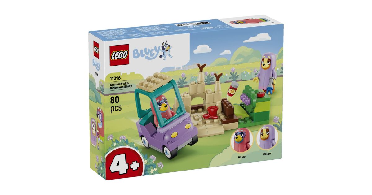 LEGO BLUEY BINGO ÉS BLUE NAGYANYÁKAT JÁTSZNAK 11216 | Pepita.hu