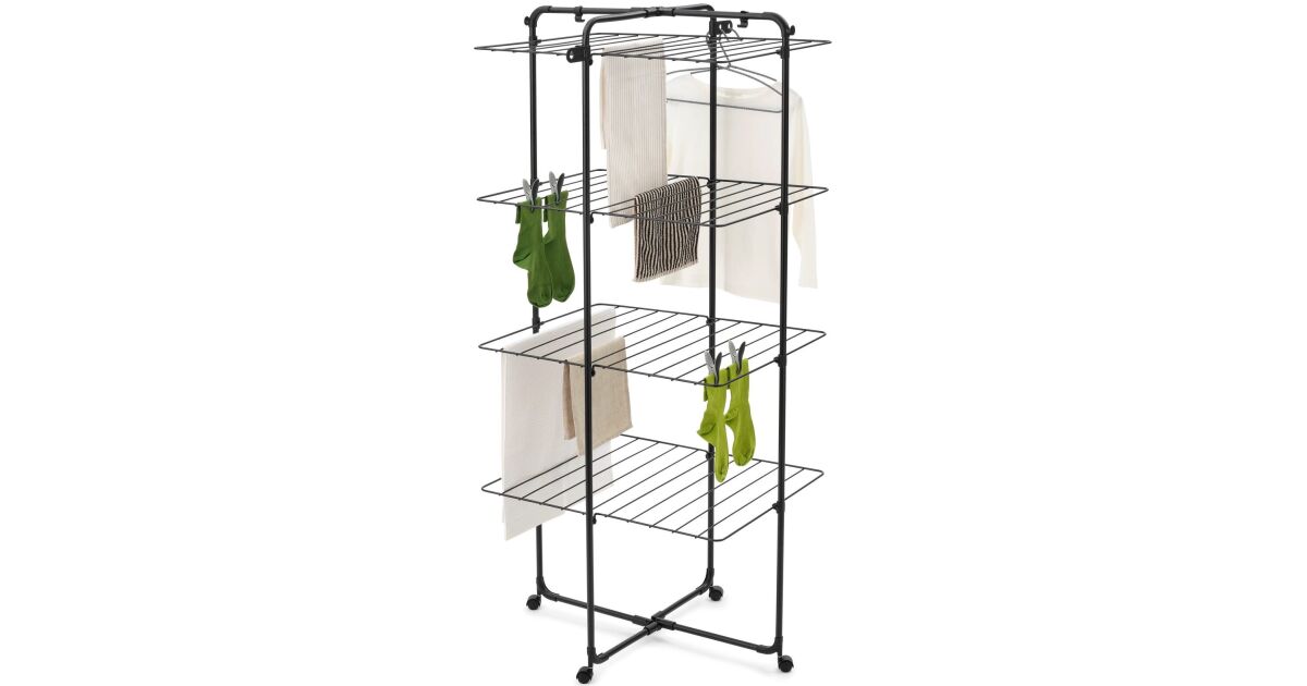 Brabantia HangOn Tower Drying Rack ruhaszárító torony kerekekkel, 30m ...