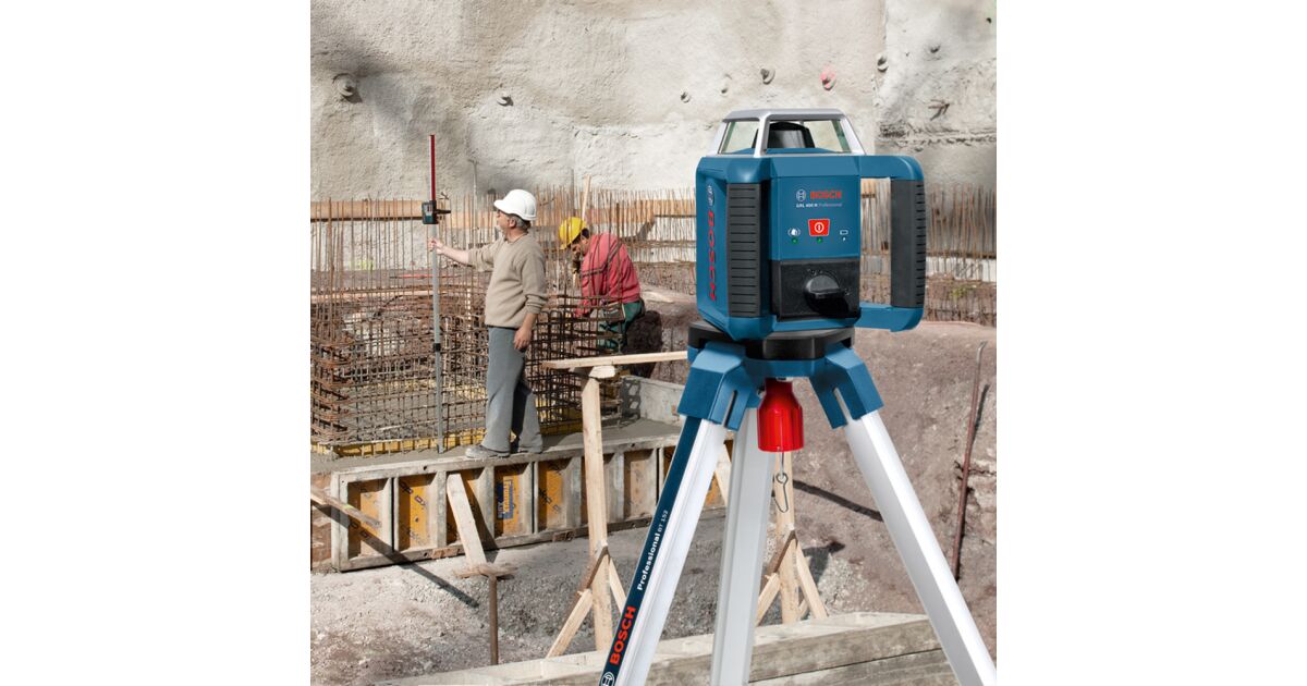 BOSCH GRL 400 H Professional forgólézer 2x1.2 V-os HR20 (D) 9 Ah-s ...