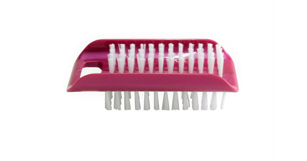 Periuță de unghii din plastic cu două rânduri NOVA 1 buc | Pepita.com