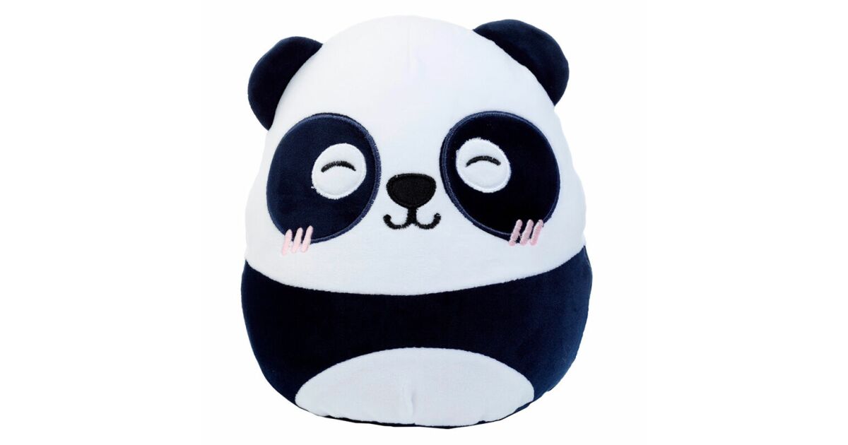 Squidglys Adoramals Susu Panda medve plüss párna | Pepita.hu