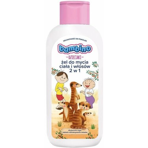BAMBINO_Gyerekek testápoló és sampon 2-az-1-ben 400ml | Pepita.hu