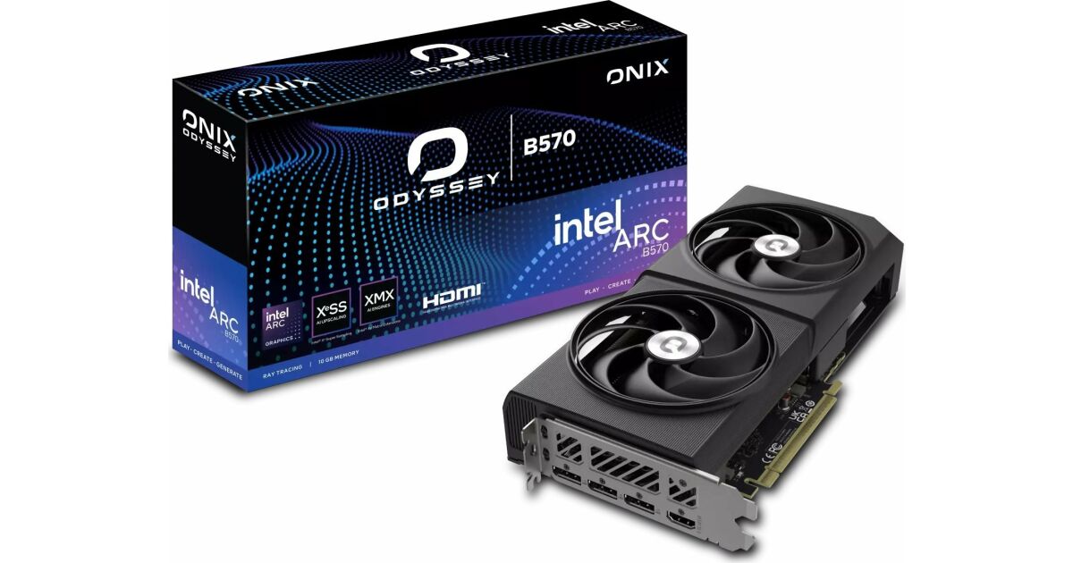 Onix ODYSSEY Intel Arc B570 10GB GDDR6 1HDMI 3DP | Pepita.com