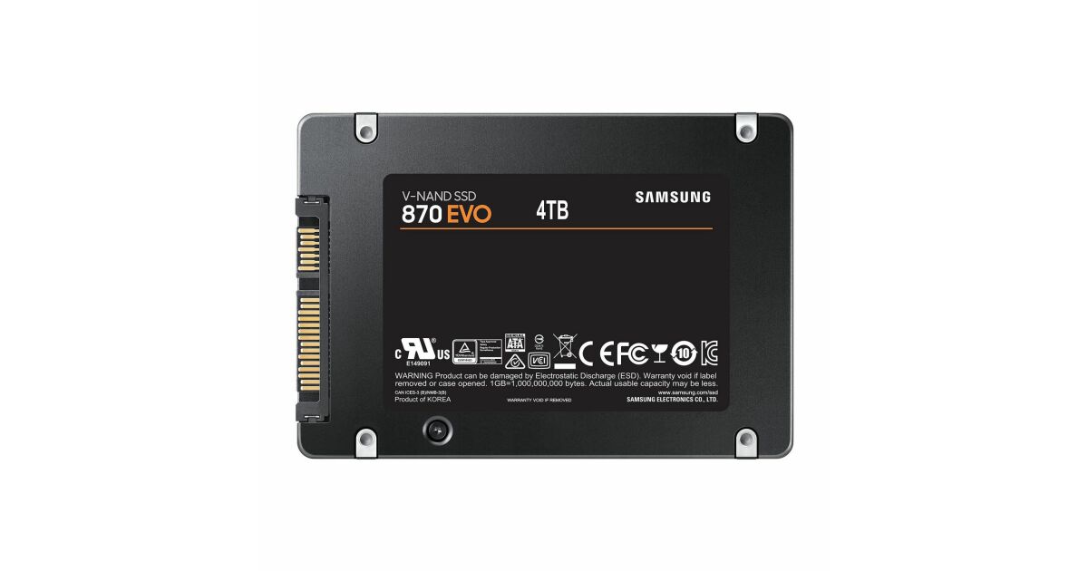 Vélemények: Samsung 870 Evo 4 Tb 2,5" Serial Ata III V-NAND | Pepita.hu