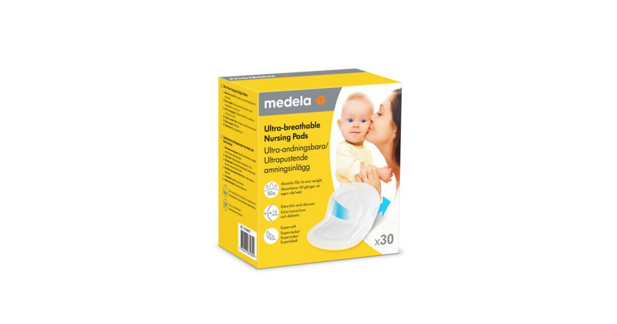 MEDELA Egyszer használatos, ultra légáteresztő melltartóbetét 30 db ...