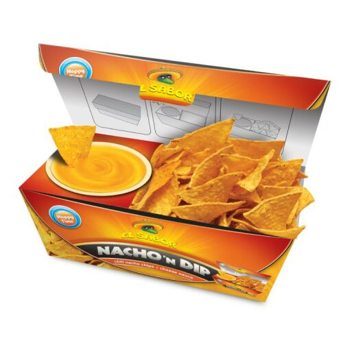 Der Geschmack von Nacho N Dip Chips und Käsesauce 175g | Pepita.com