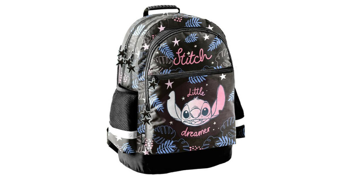 Disney - Stitch ergonomikus iskolatáska, hátizsák - 2 rekeszes - Little ...