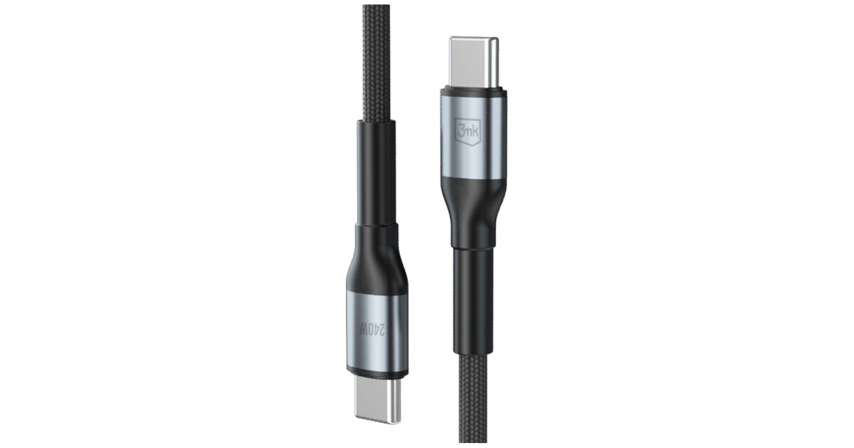 USB kábel 3MK Accessories - 3mk Hyper Cable N-SERIES C to C 3m PD 3.0 ...