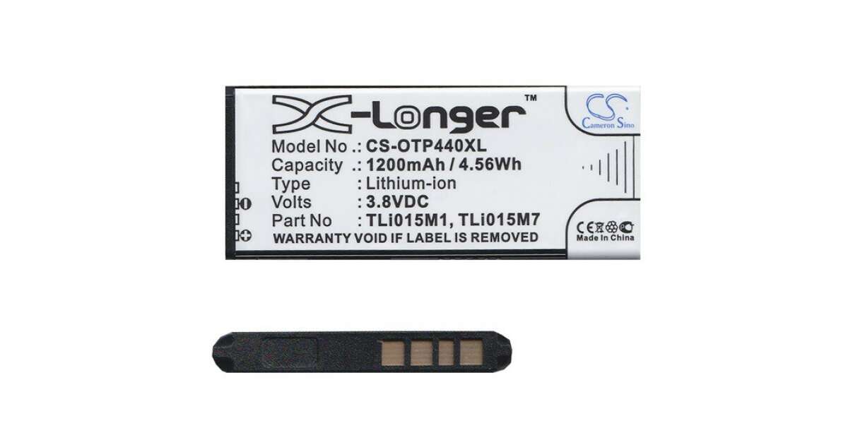 Cameron Sino Li-ion Akkumulátor - 1200mAh - Alcatel, Vodafone | Pepita.hu