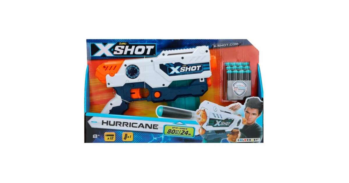 X-Shot Hurricane szivacslövő játékpisztoly | Pepita.hu