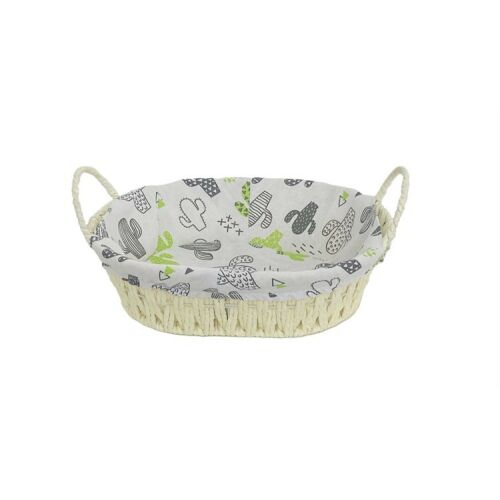 KOŠ NA CHLIEB Z PAPÍRA OVÁLNY KAKTUS 70-102 27X21XH8/12CM 1KS | Pepita.com