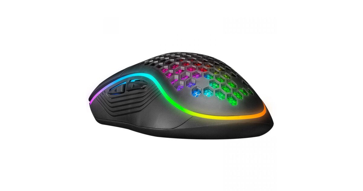 EVEREST SM-G66 X-HOLE RGB GAMER OPTICAL EGÉR, BLACK | Pepita.hu
