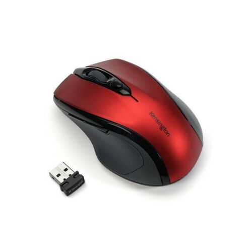 KENSINGTON PRO FIT WIRELESS MID-SIZE EGÉR, BLACK/RED | Pepita.hu