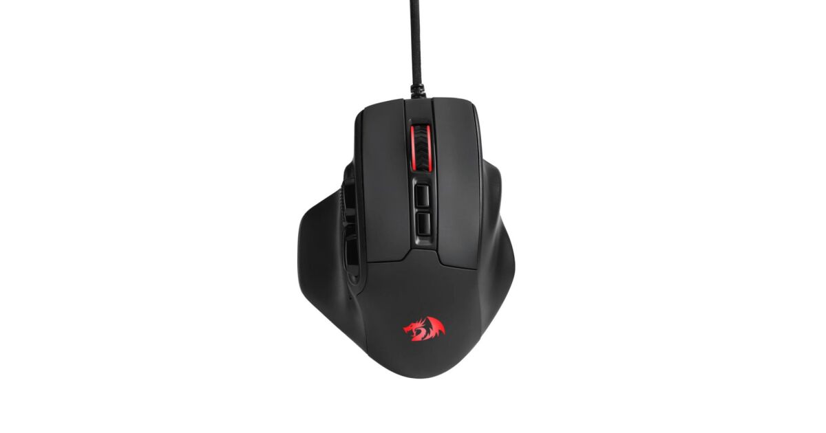 REDRAGON M806 BULLSEYE RGB GAMER EGÉR, BLACK | Pepita.hu