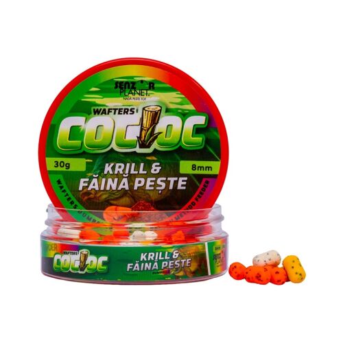 COCIOC WAFTERS DUMBELLS KRILL & FAINA PESTE (MIX CULORI) 8mm 30g ...