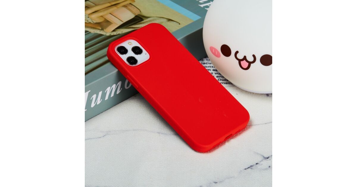 Védőtok Daemi kompatibilis Apple iPhone XS Max Liquid Silicone Fucshia ...