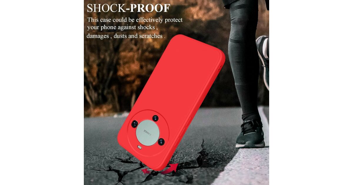 Védőtok, Daemi, Huawei Mate 60 Pro-hoz, folyékony szilikonból ...
