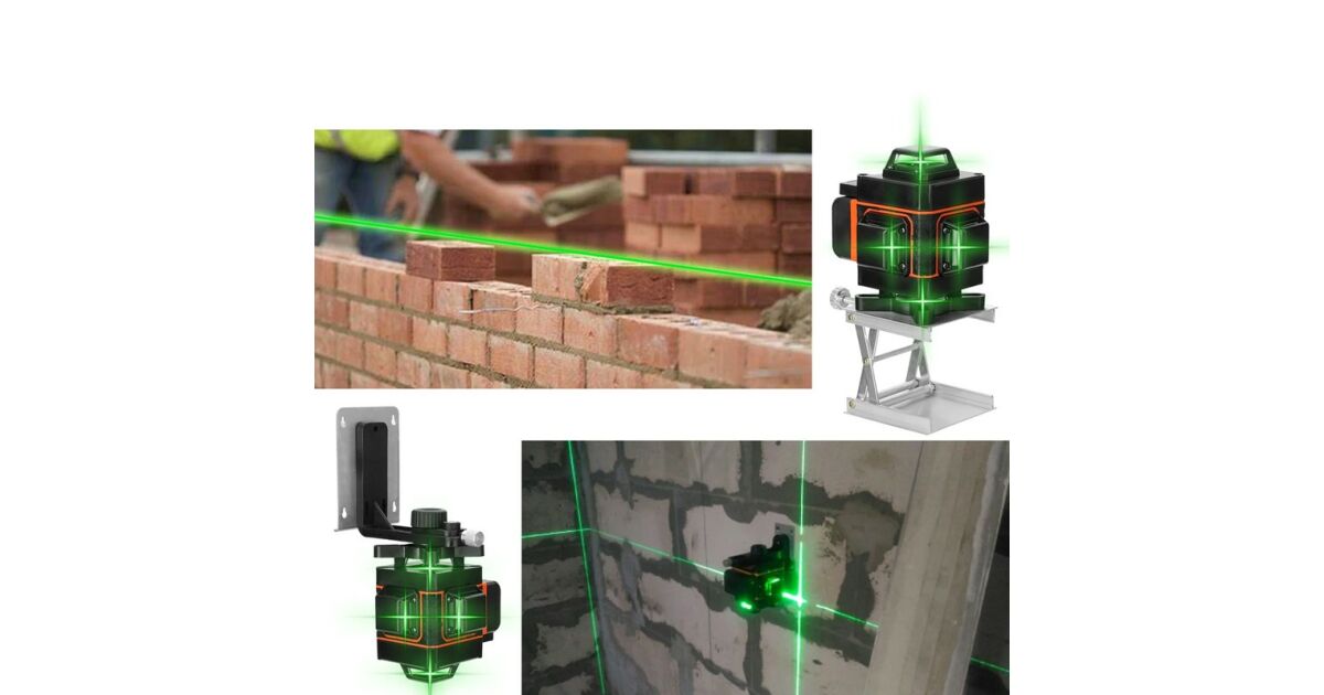 Nivelă laser 4D, 16 linii, precizie 360 de grade, funcție de ...