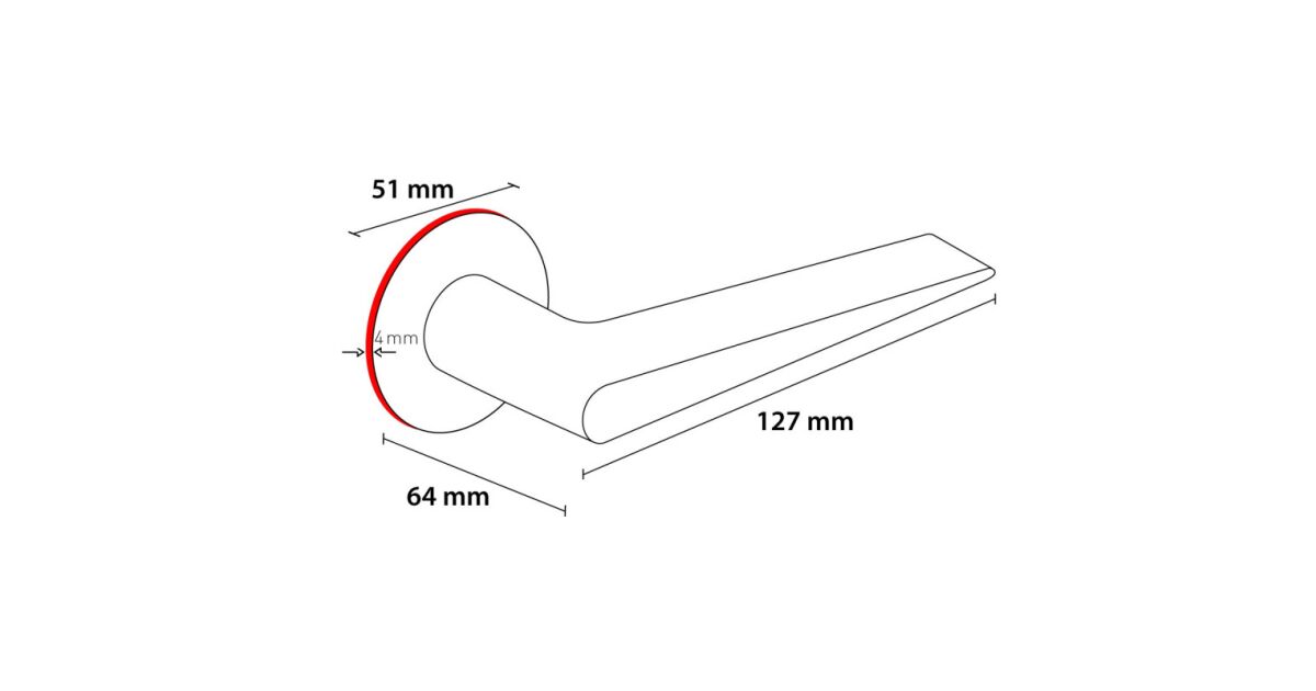 RIVA Super SLIM kilincs fekete RIOSSCZ, Fekete | Pepita.hu