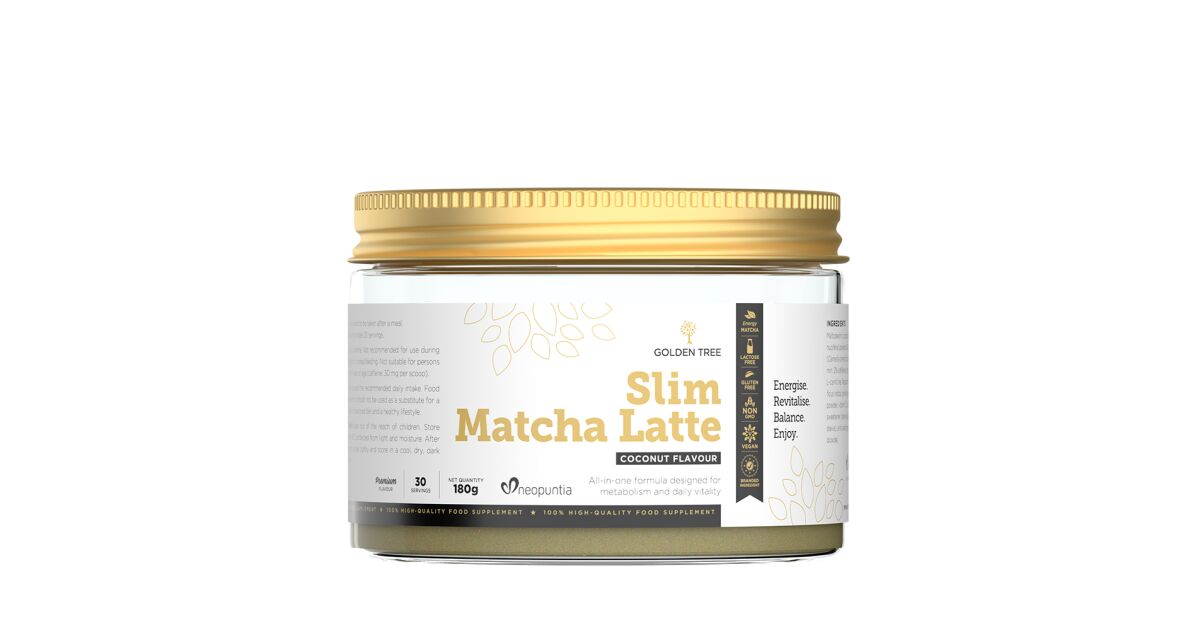 Golden Tree Slim Matcha Latte | Pepita.com