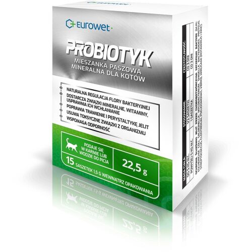 EUROWET Eurowet Probiotyk pentru pisici - plic 1,5g | Pepita.com