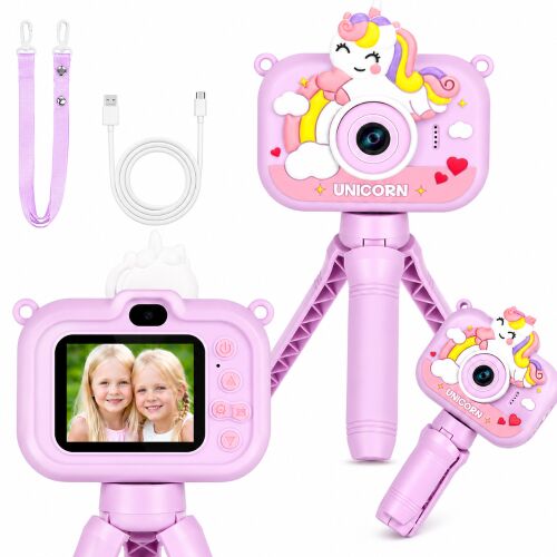 Gyerekeknek szánt digitális fényképezőgép, 1080P HD, 2,0 IPS kijelző ...