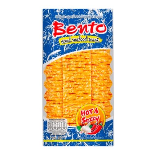 Bento Hot Spicy Blue Getrockneter Tintenfisch-Snack 20g Thai scharfer ...