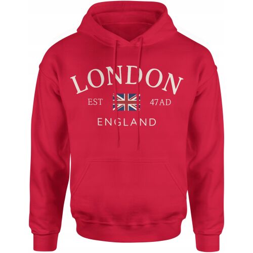 BLUZA LONDON MĘSKA LONDYN ANGLIA WIELKA BRYTANIA MODNA COLLEGE UK NAPIS ...
