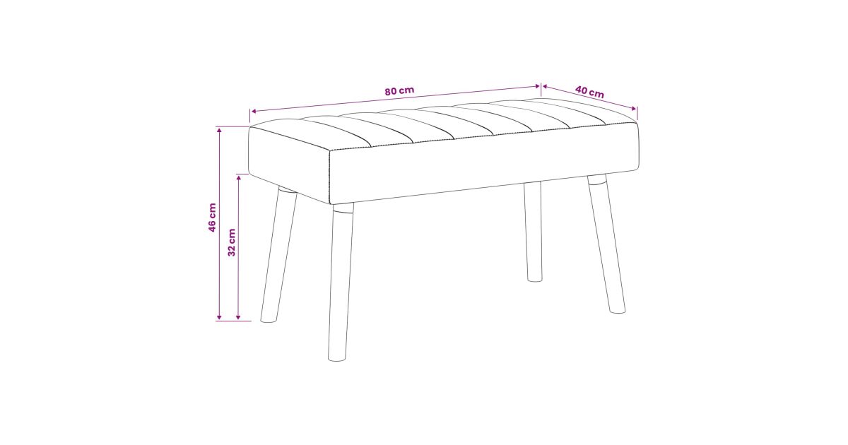 vidaXL Csatorna-parnás pad Világosszürke 80 x 40 x 46 cm Szövet | Pepita.hu