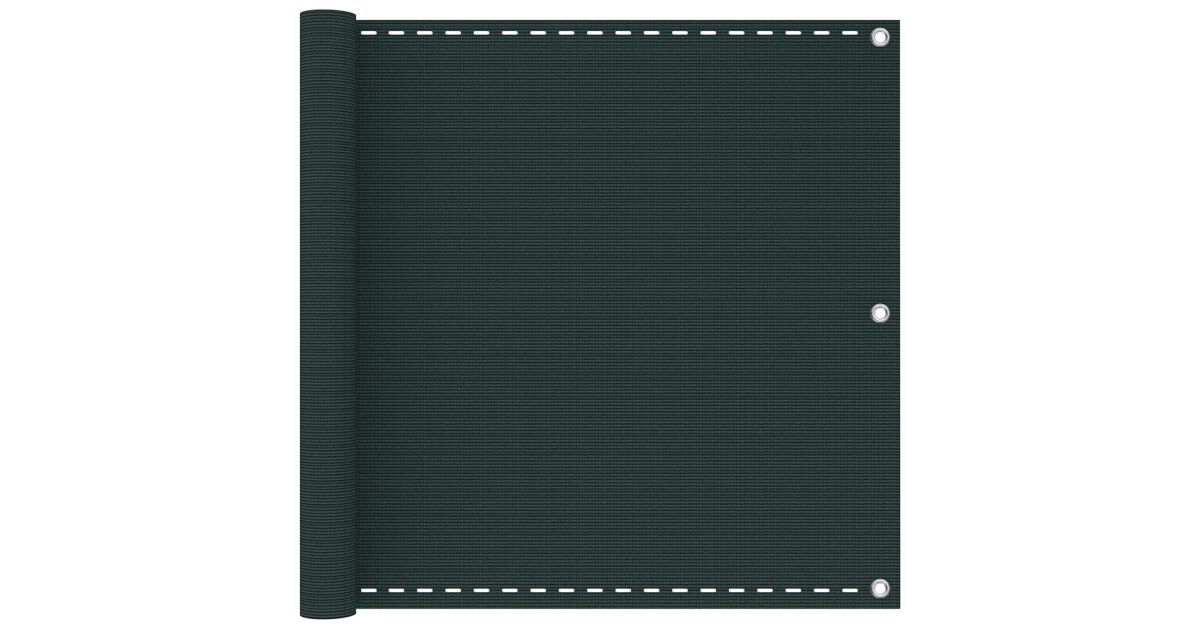 vidaXL Erkély Szúnyogháló Sötétzöld 120 x 700 cm HDPE és Alumínium ...