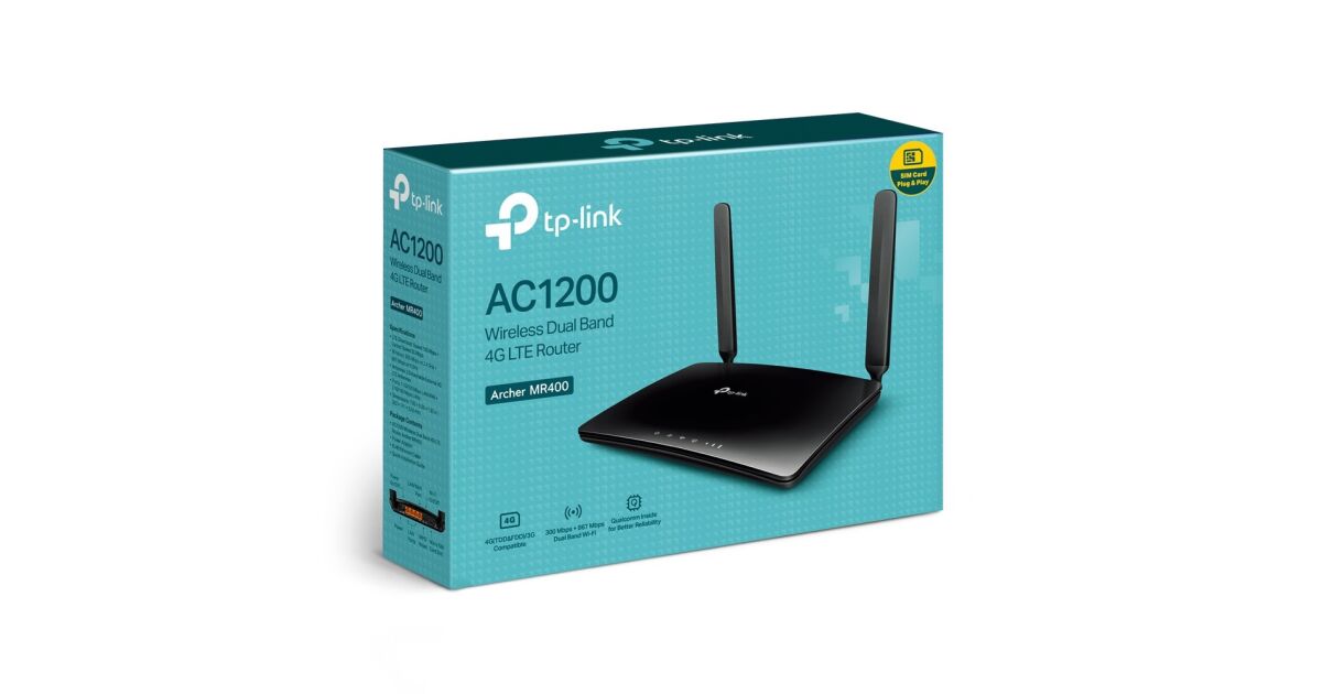 TP-Link Archer MR400 | LTE Router | AC1200, Dual Band, 4x RJ45 100Mb/s ...