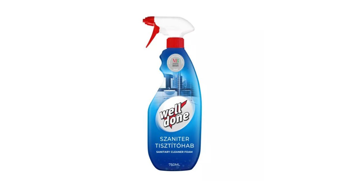 Well Done szanitertisztító hab 750ml (18db/karton) | Pepita.hu