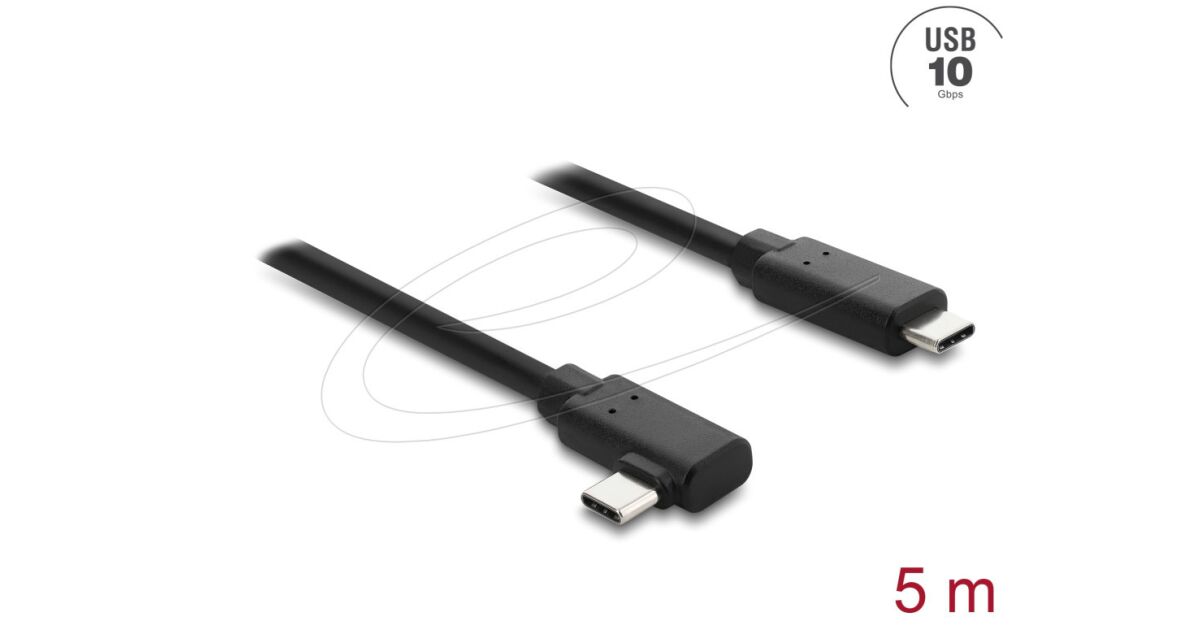Delock Aktív optikai USB kábel 10 Gbps USB Type-C csatlakozó, döntött ...