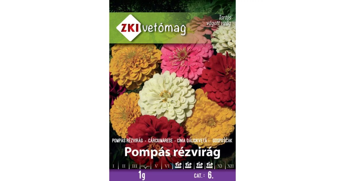 Vetőmag ZKI 6. kategória Pompás rézvirág | Pepita.hu