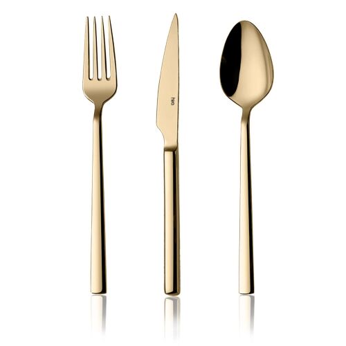 Hermia Cutlery Set (36 Pieces) Gold CBK36GD | Pepita.hu