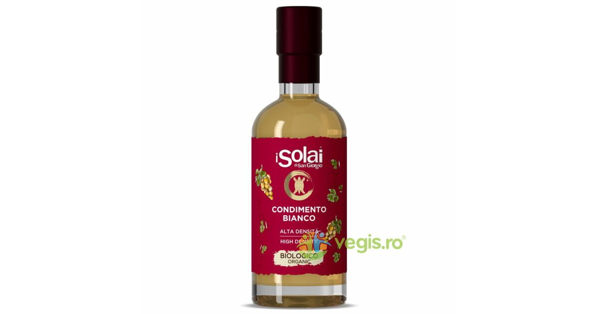 Otet Balsamic Alb Autentic de Modena Densitate ≈ 1.27 Ecologic/Bio ...