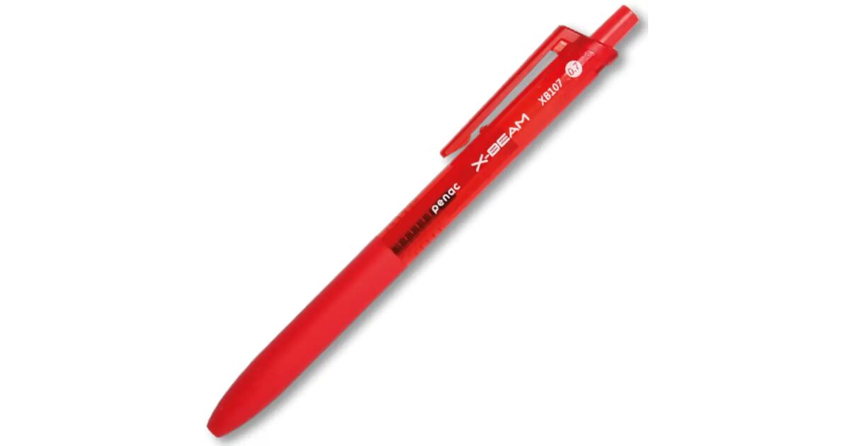 ICO: Penac X-Beam XB107 piros golyóstoll 0,7mm | Pepita.hu