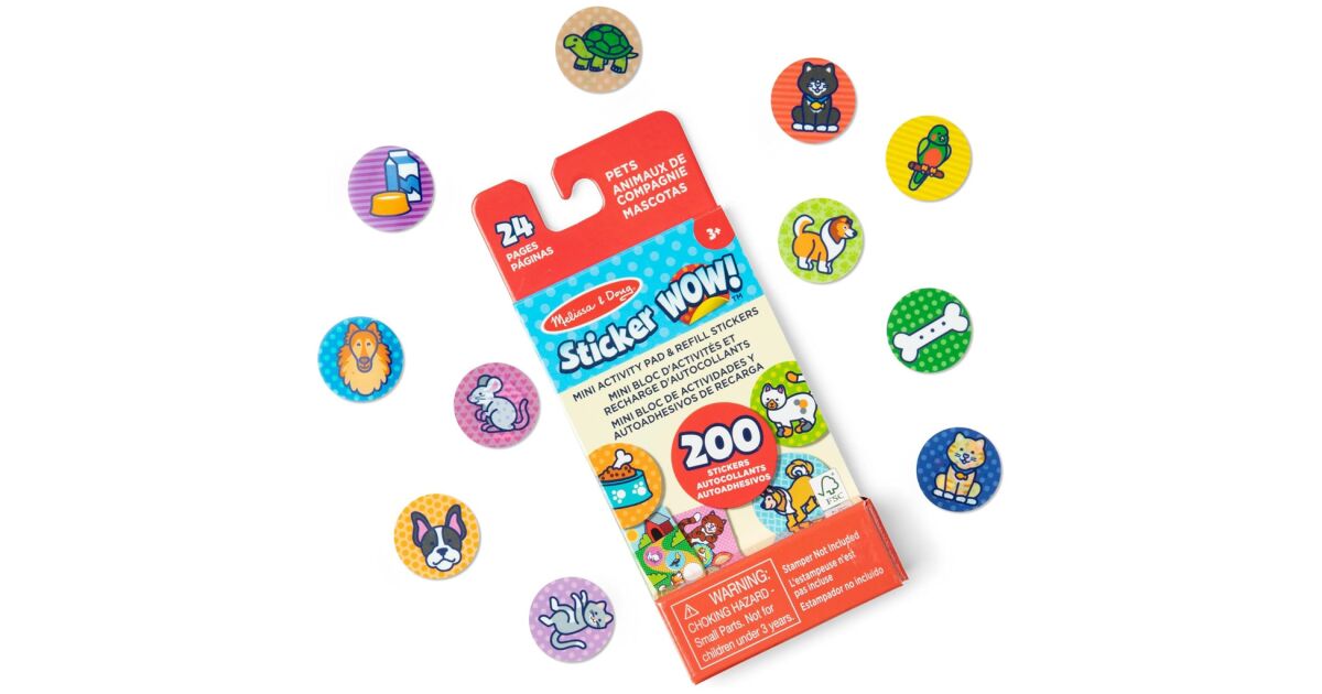Melissa&Doug: Mini Sticker Wow! - Állatok - Spin Master | Pepita.hu