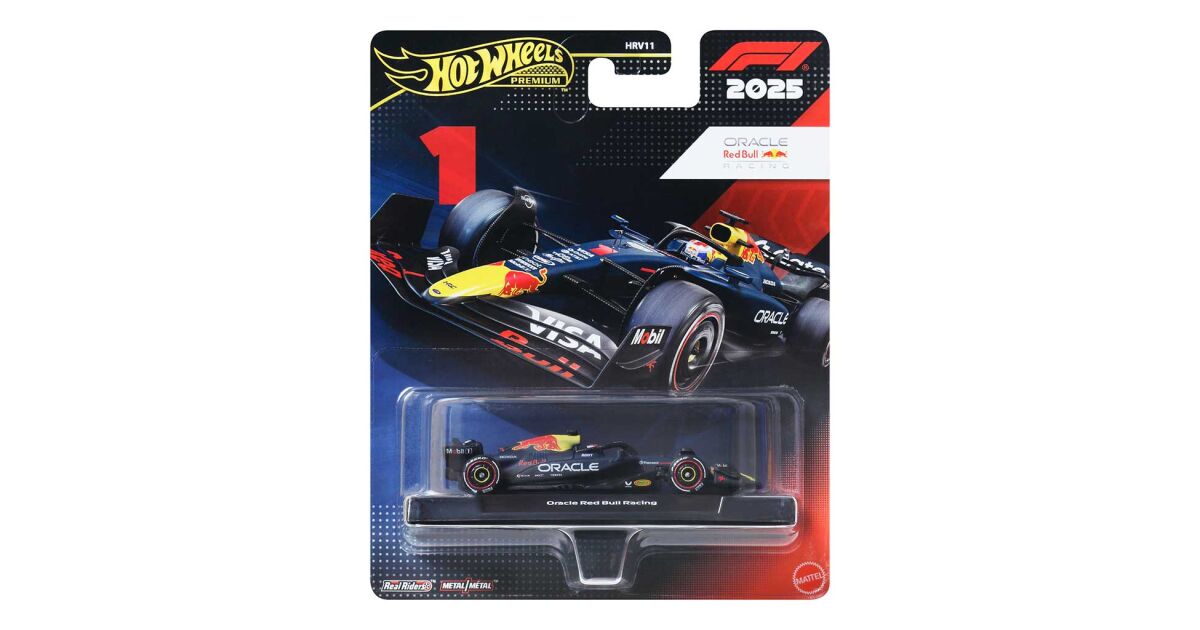 Hot Wheels Premium: Oracle Red Bull Racing #1 Formula 1 kisautó 1/64 ...