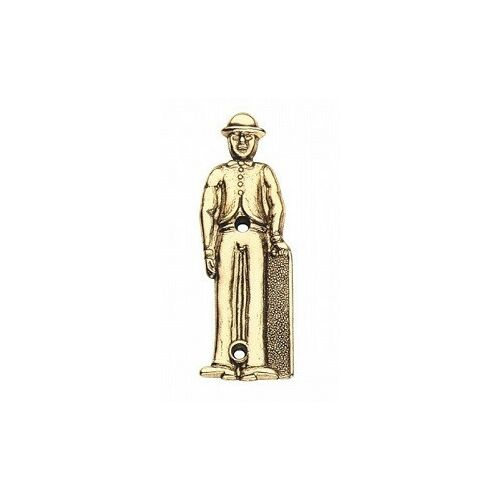 Medená tabuľka na toaletu, mužská, 10 cm, piktogram | Pepita.com