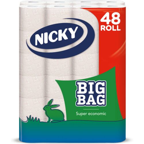 NICKY BIG BAG WC PAPÍR 2R 48TEK | Pepita.com