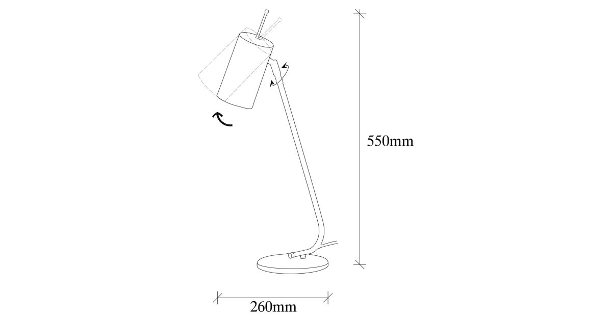 Opviq Table Lamp Vintage Sivani - MR-613 | Pepita.hu