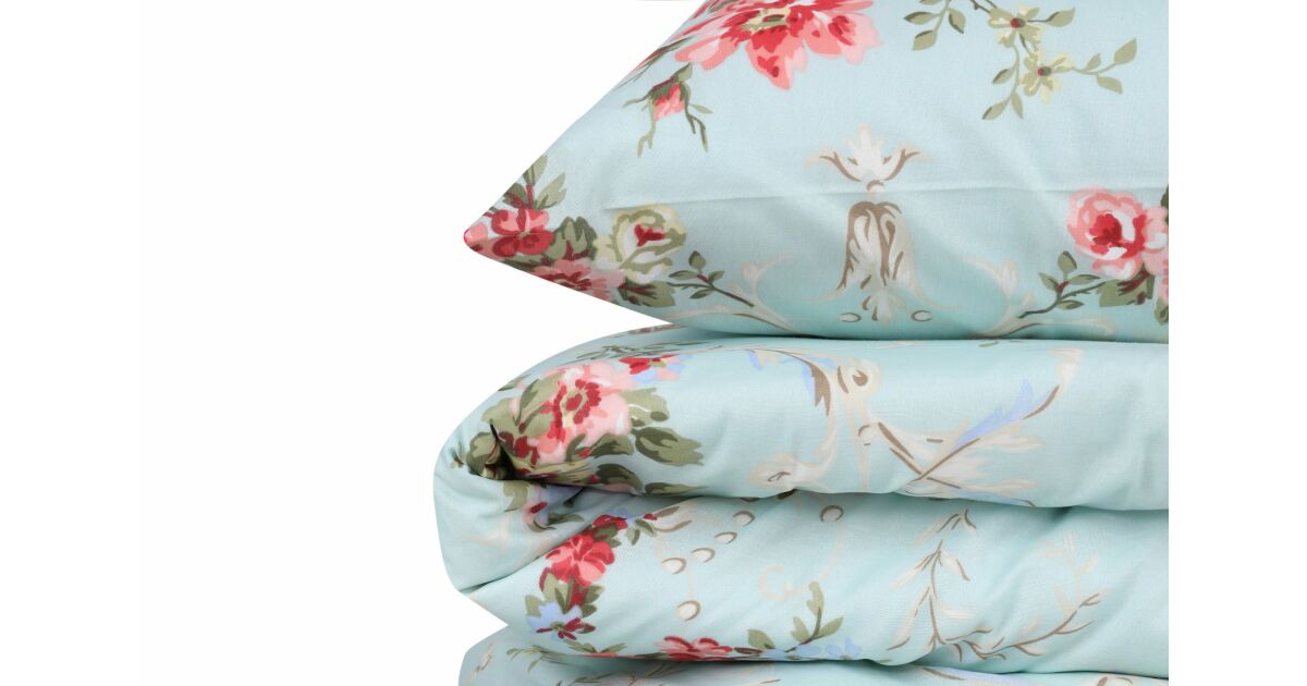 L'essentiel Maison Double Quilt Cover Set Mint Pink Yellow Green Alanur ...
