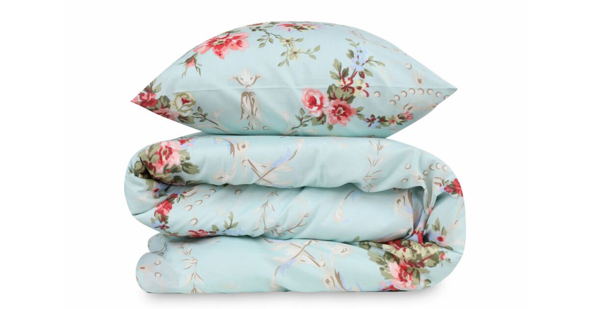 L'essentiel Maison Double Quilt Cover Set Mint Pink Yellow Green Alanur ...