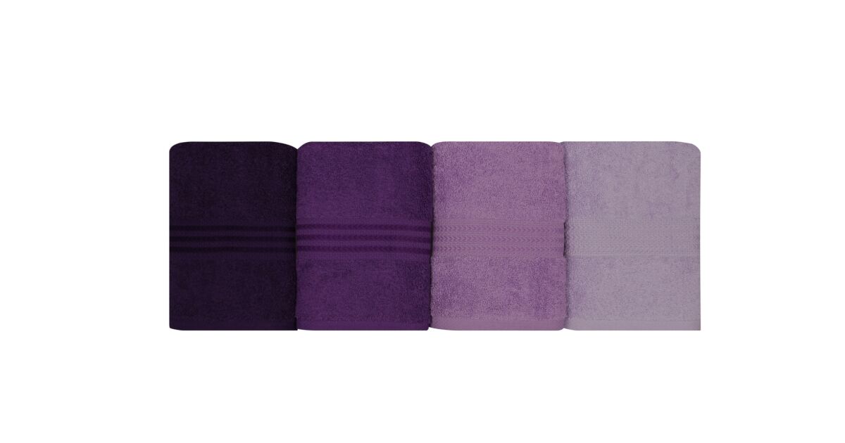 L'essentiel Maison Hand Towel Set (4 Pieces) Light Lilac Lilac Purple ...
