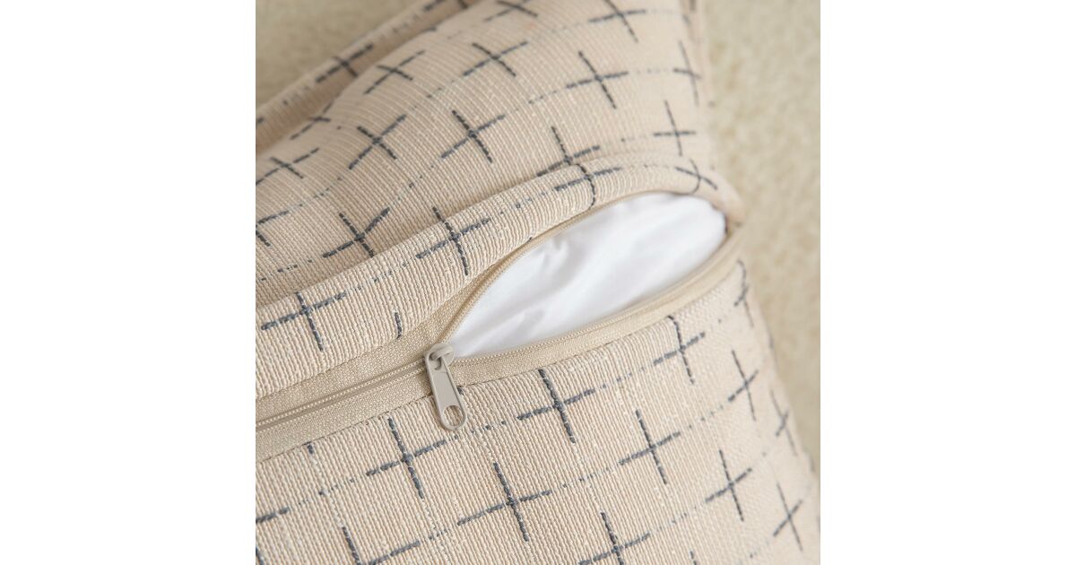 Set huse decorative tip in pentru perne 2 buc 40x80 cm Alb | Pepita.com