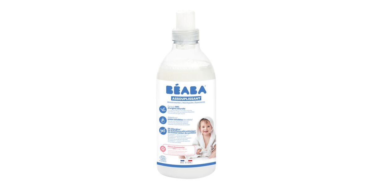 Balsam de rufe Beaba Flori de Mar 1 L/40 spalari, Certificat Ecocert ...